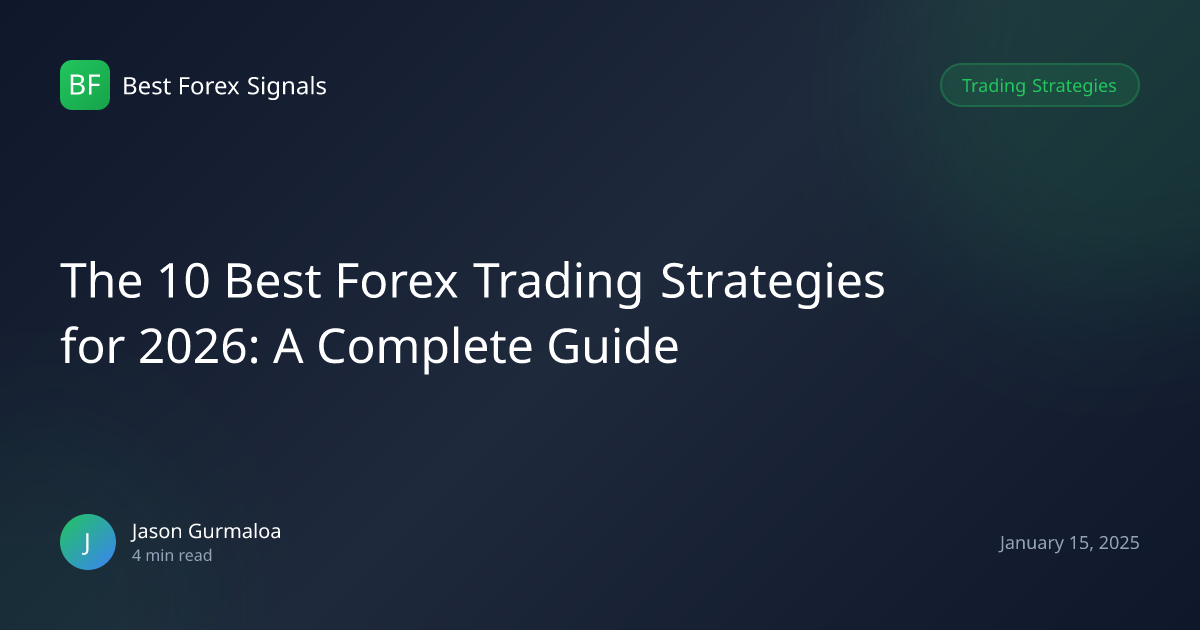 10 Best Forex Trading Strategies for 2025 | Expert Guide